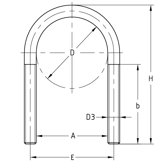 MÜPRO | Krambeugels volgens DIN 3570 RVS 3.16 | 216 - 220 mm
